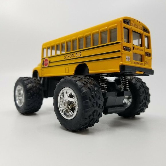 Kinsfun | Toys | Kinsfun Motorized Pull Back Yellow School Bus Monster ...